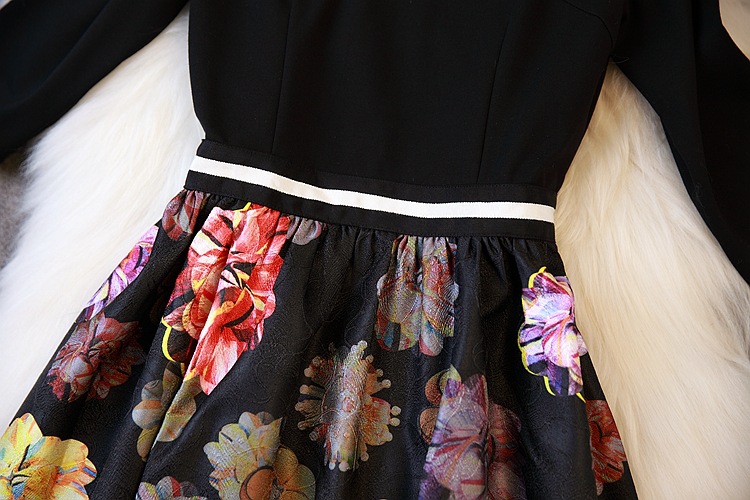 High-end Custom Printing Slim Dress on Luulla